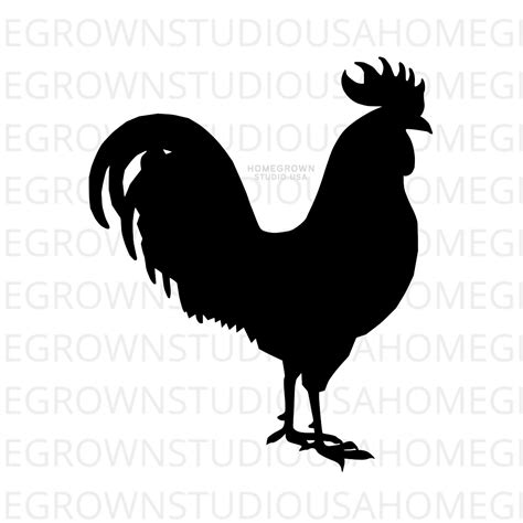 Rooster Silhouette
