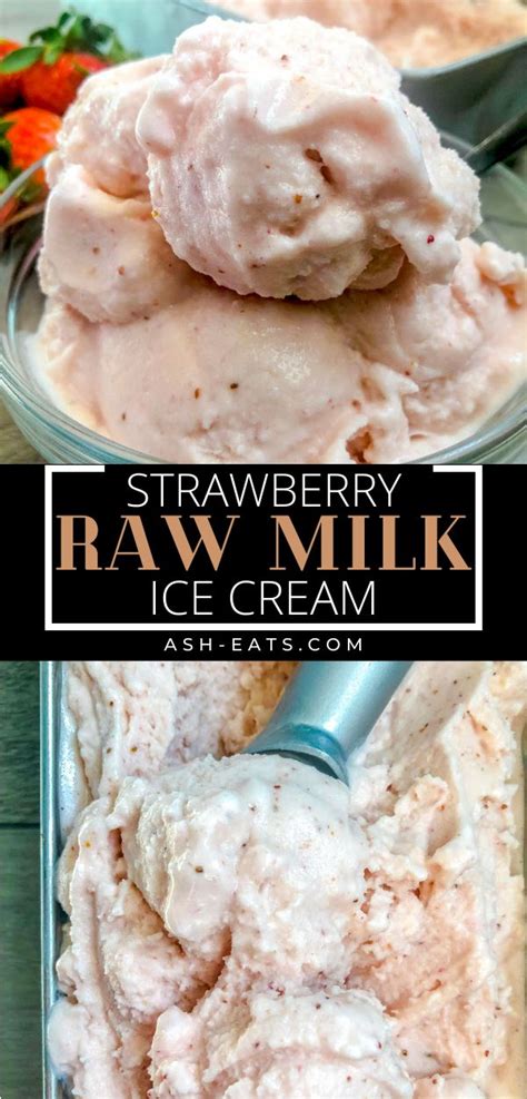 Strawberry Raw Milk Ice Cream Animal Based No Cook No Eggs Recipe