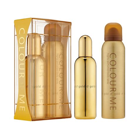 Kit Perfume Colour Me Gold Edp 100ml Body