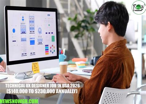 Technical Ux Designer Job In Usa 2026