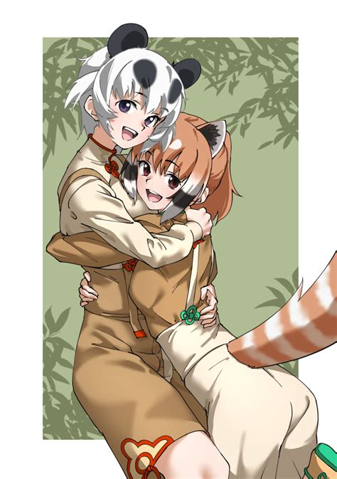 Tanabe Fueisei Giant Panda Kemono Friends Lesser Panda Kemono Friends Kemono Friends