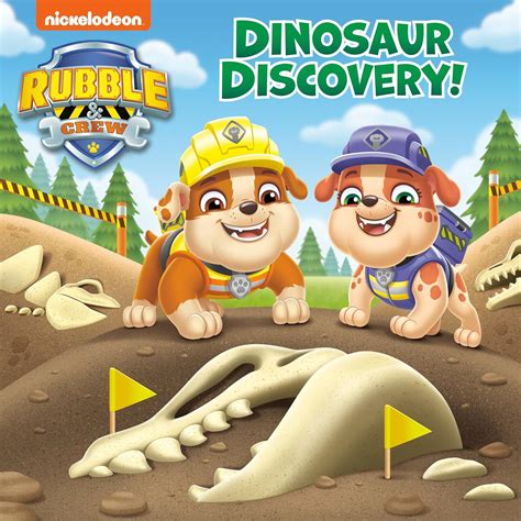 Amazon Dinosaur Discovery Paw Patrol Rubble And Crew Pictureback