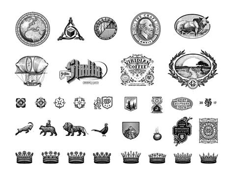 Small Update Best Icons Dribbble Vintage Logo