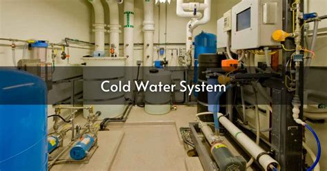Cold Water System In Plumbing Mep Details