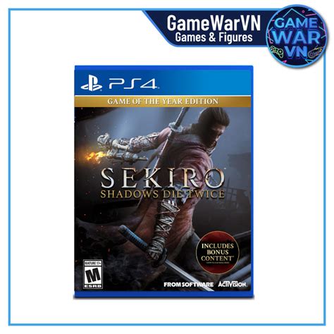 Ps4 Game Disc Sekiro Shadows Die Twice Game Of The Year Shopee