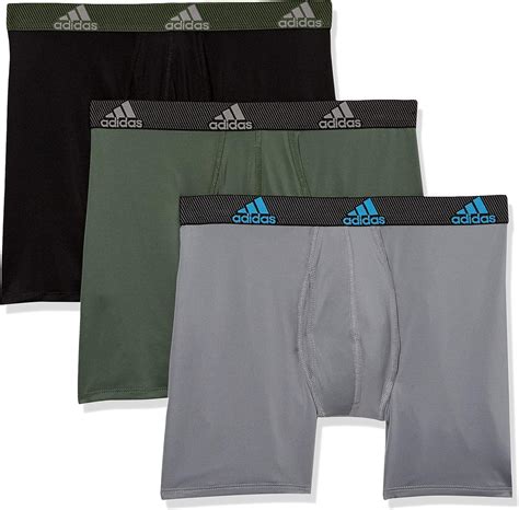 Adidas Mens Performance Boxer Brief Underwear 3 Pack At Amazon Mens