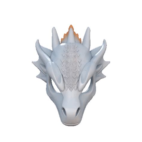 🐉 Mega Charizard X Dragon Face Mask・ 3d File For 3d Printing・cults