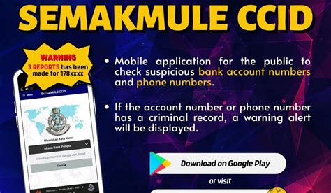 Commercial Crimes Reporting Hotline Malaysia Semakmule 013 2111222