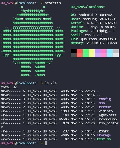 Termux Dracula Theme