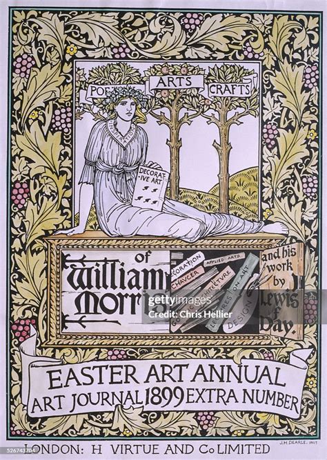 The Art Nouveau Cover Of An Edition Of Art Journal Magazine About
