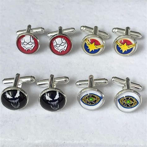 Superhero Cufflinks Etsy Uk