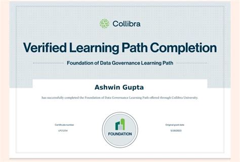 Ashwin Gupta On Linkedin A Very Good Foundation Course For Starting With Collibra