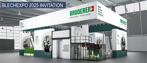 Invitation To Blechexpo 2025 Usability Redefined Made By Bruderer Luca Romano