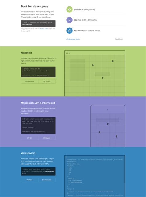 New Developers Page By Mapbox Maps For Developers