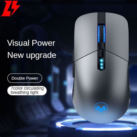 ⚡【in Stock】 Fire Silver Fox Single Mode Bluetooth Mouse Wireless Mouse Gaming Mouse Rechargeable