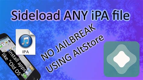 Ios 16 Ipa Sideloading No Jailbreak Using Altstore Youtube