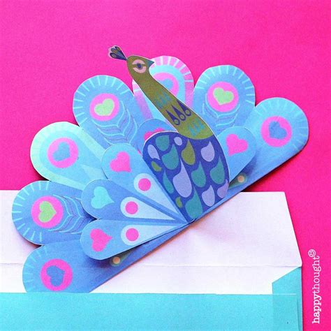 Diy Printable Peacock Ornaments Get Crafty Today • Happythought