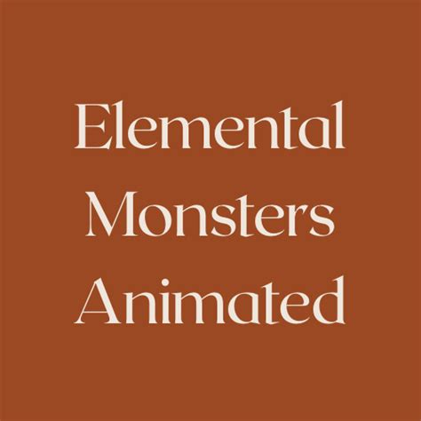 Elemental Monsters Animated Elemental Monsters Wiki Fandom