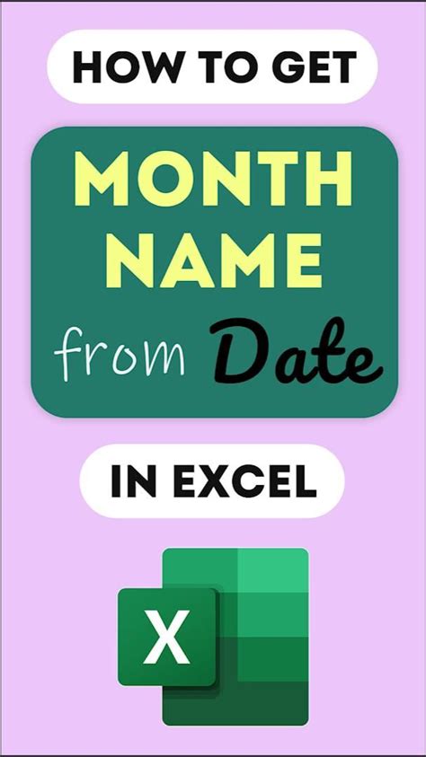 How To Convert Date To Month Name In Excel Artofit