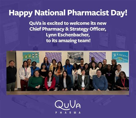 Quva Pharma Celebrated National Pharmacist Day With Our Chief Pharmacy