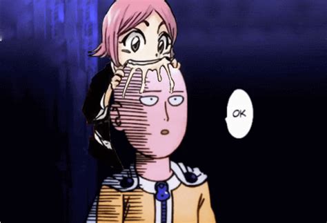 Vice Captain Yachiru Biting Baldy Heads R Bleach