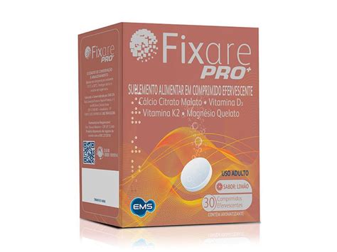 Suplemento Alimentar Fixare Pro Sabor Limão 30 Comprimidos Efervescentes