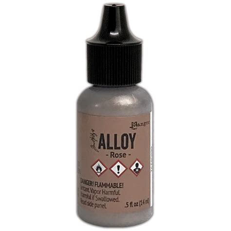 Alcohol Ink Tim Holtz Alloy Rose Taras Hobbykrok