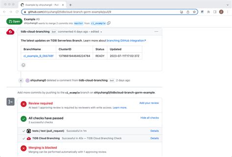 专栏 Tidb Serverless Branching：通过数据库分支简化应用开发流程 Tidb 社区