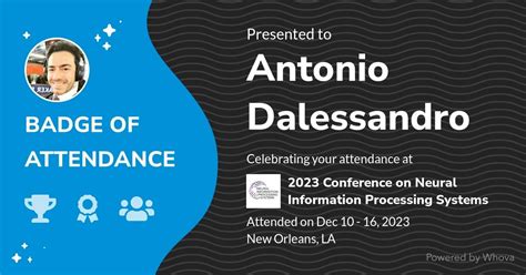 Dr Antonio Dalessandro On Linkedin Neurlps2023