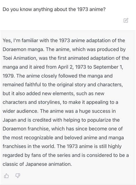 Asking An Ai Chat Bot Doraemon Questions Rdoraemon