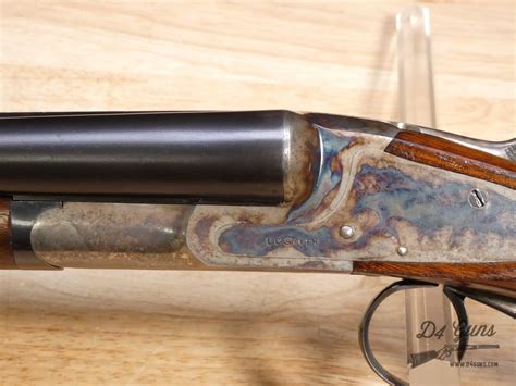 Lc Smith Field Grade 12 Gauge Hunter Arms Sxs Case Hardened Side By Side Shotguns At