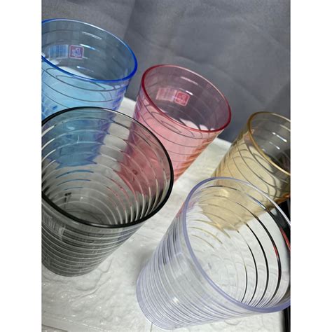 9pcs Cups For 100php Style Acrylic High Grade Plastic Drinking Cups