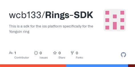 Github Wcb133rings Sdk This Is A Sdk For The Ios Platform