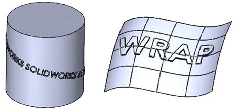 Wrap Feature In SOLIDWORKS Creates Geometry On Any Face