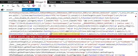 Javascript Angular 5 Ie11 Error Uncaught In Promise Error