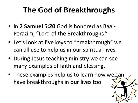The Lord Of Breakthroughs Pptx