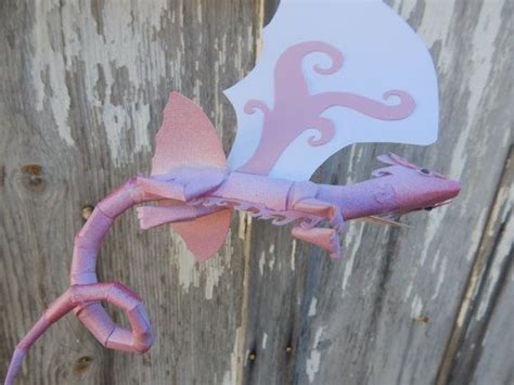 Pink And White Paper Dragon Paper Pink Christmas Ornaments