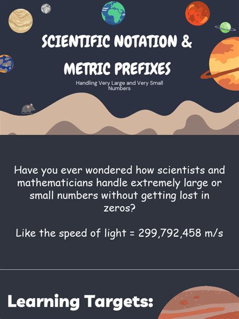 Scientific Notation Metric Prefixes 2 Pdf Numbers Significant Figures