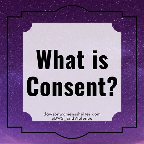 Understanding Consent — Dawson Womens Shelter