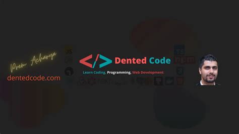 Prem Acharya Is Creating Tutorials Related To Programming And Full Stack