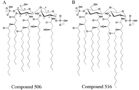 A Structure Of Hexa Acylated Lipid A From E Coli Compound 506