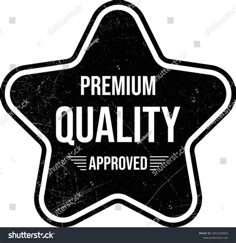 Quality Control Approved Stamp Badge Icon Stock Vector Royalty Free