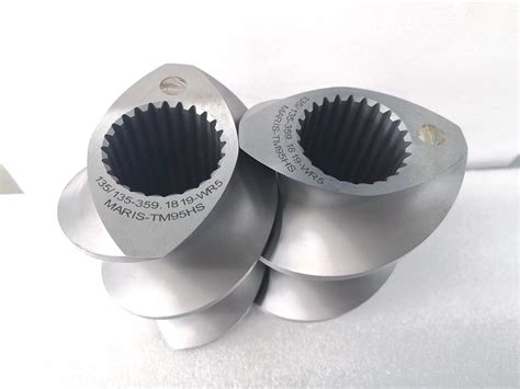 Vacuum Quenching Snack Pellets Extruder Machine Parts Screw Elements