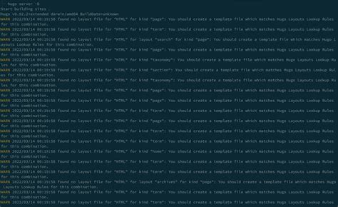 Import Theme As Hugo Module But Got Found No Layout File Issue CaiJimmy Hugo Theme