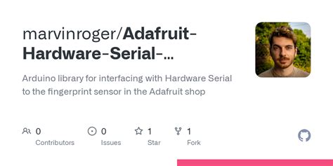 GitHub Marvinroger Adafruit Hardware Serial Fingerprint Sensor