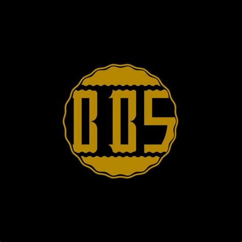 Diseño De Logotipo De Carta Bbs Vector Premium