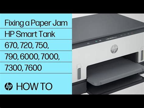 Hp Smart Tank Printers Paper Jam Error Hp® Support