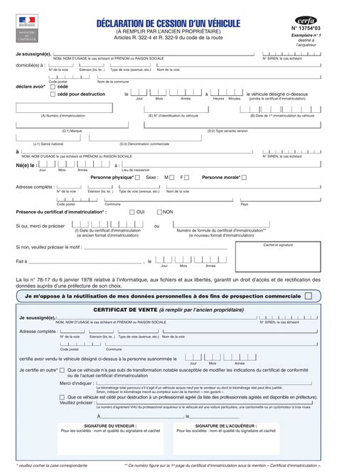 Certificat De Cession Form ≡ Fill Out Printable Pdf Forms Online