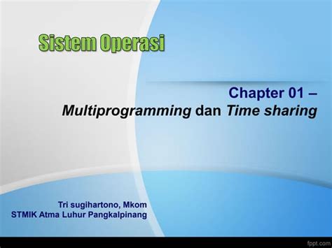 Multiprogramming And Time Sharing Pdf