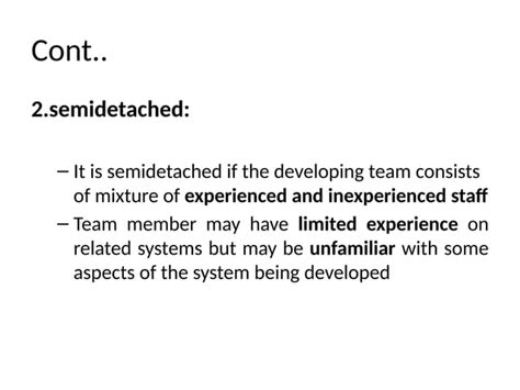 4 Cocomo Heuristic Estimation Technique Pptx